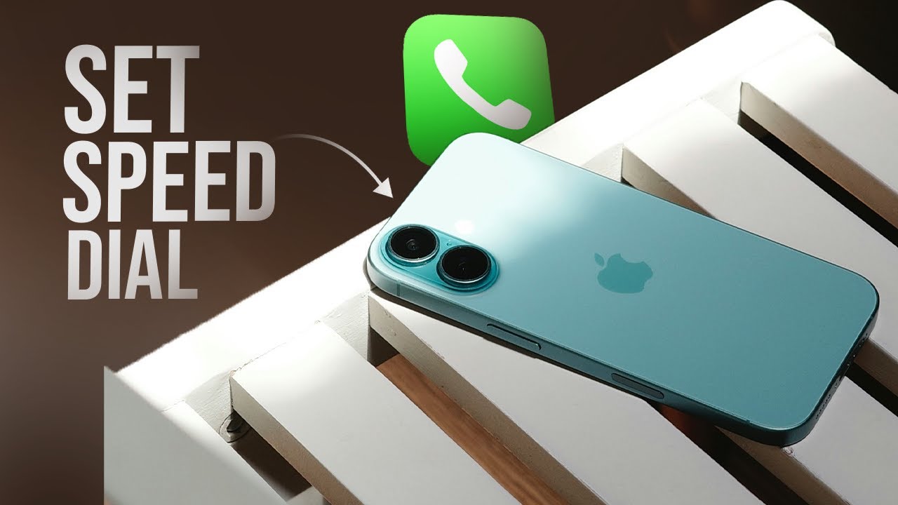 How to Set Speed Dial in iPhone (tutorial) - YouTube