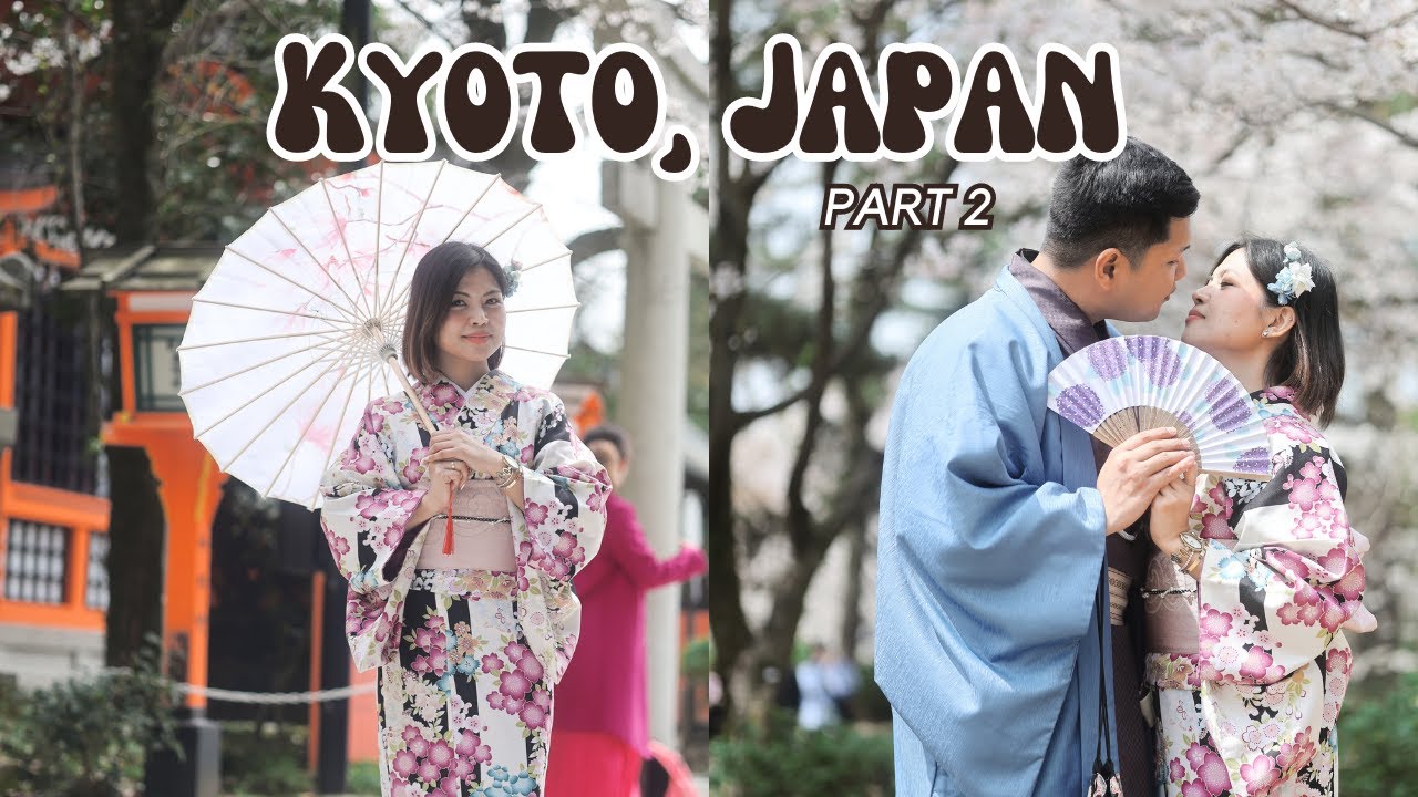 A Day in Kyoto🇯🇵 Bullet Train, Ryokan Stay & Wearing Kimono with ...