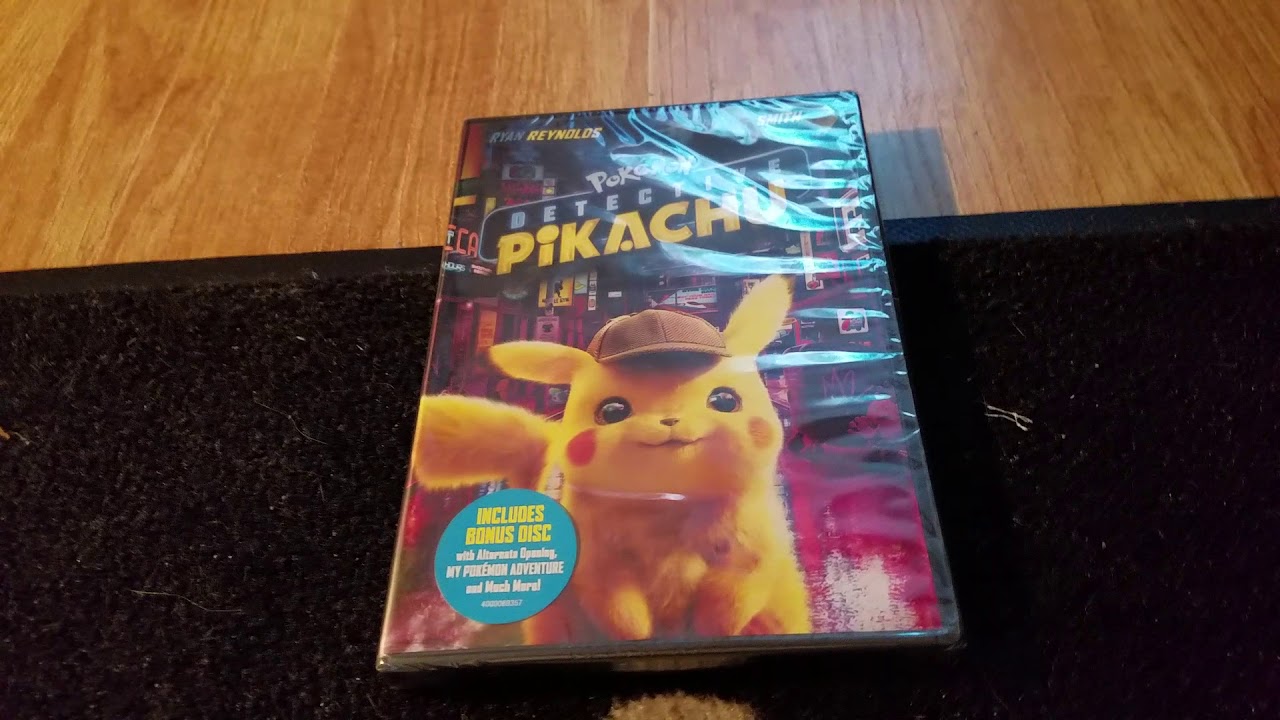 Pokemon detective Pikachu DVD unboxing - YouTube