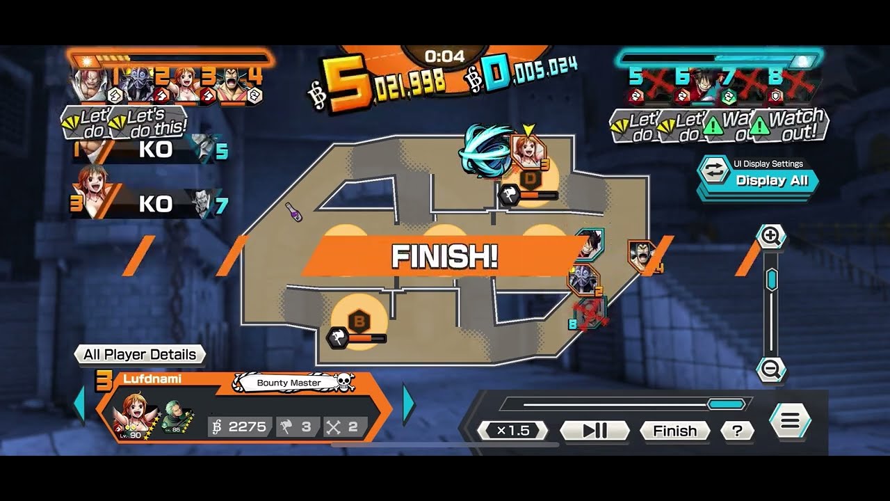 One Piece バウンティラッシュ Bounty Rush Nami STRATEGY MAP Second Round - YouTube