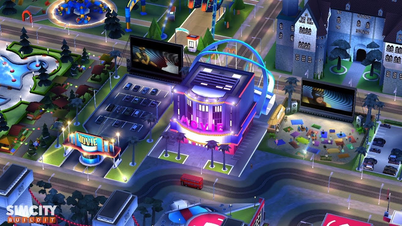SimCity BuildIt Movie Theater - YouTube