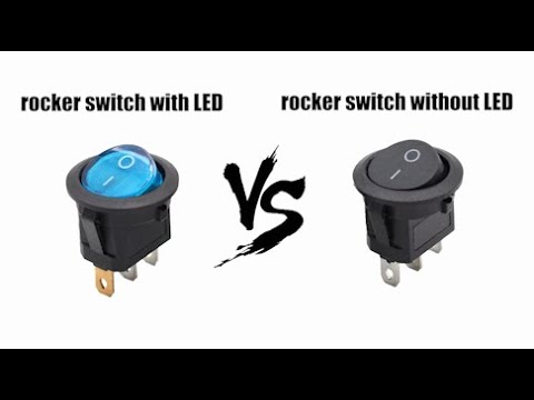 what is a rocker light switch - YouTube