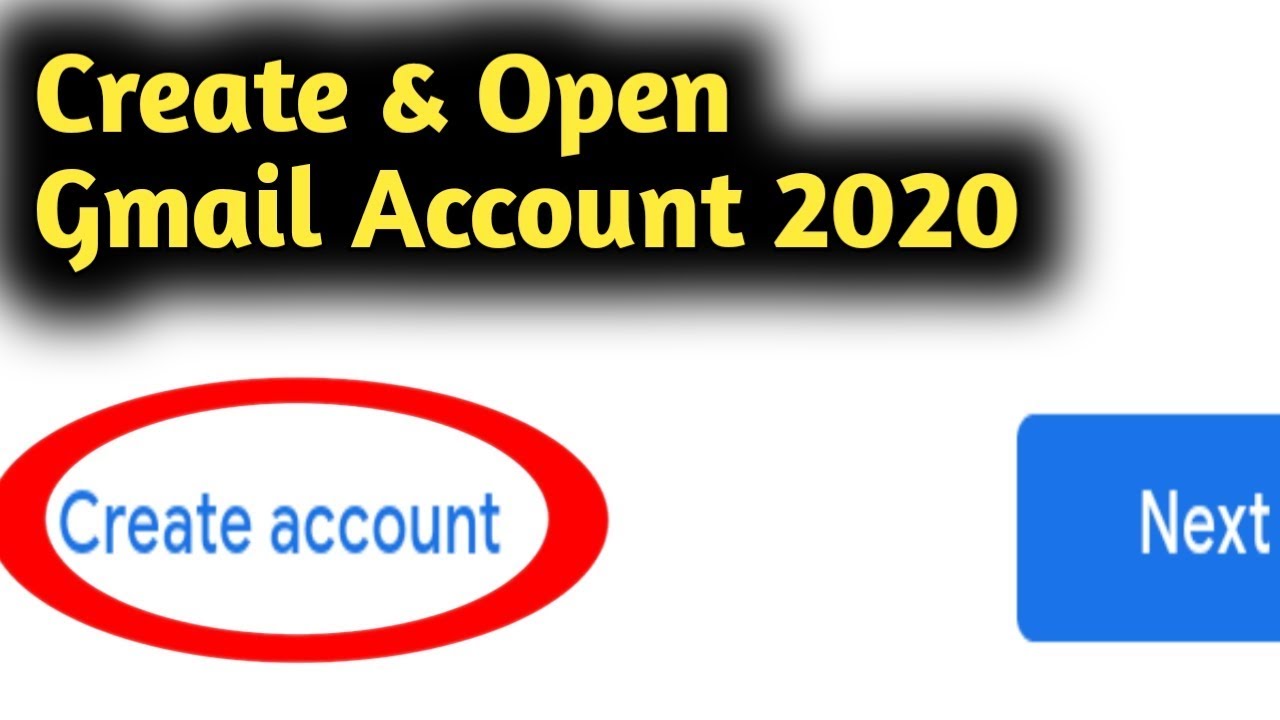 How to Create & Open Email/Google Account 2021 - YouTube