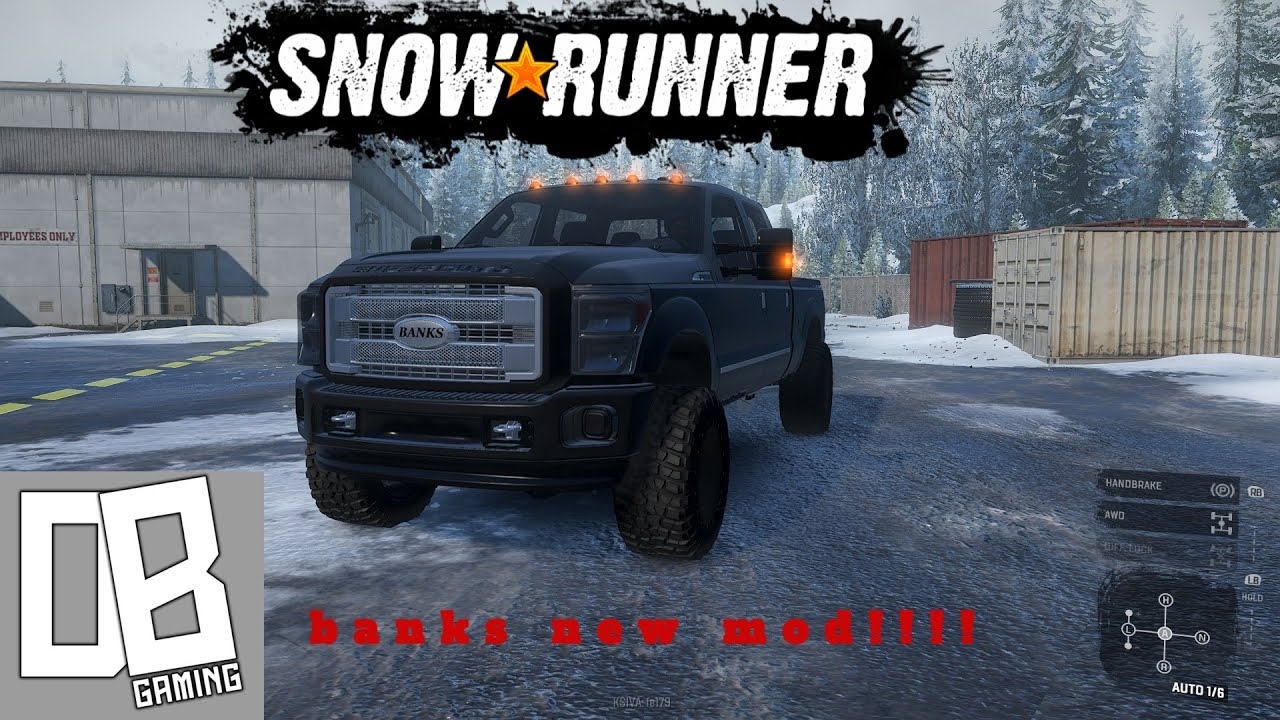 SNOWRUNNER banks ford F250 messing around in alaska!!!! - YouTube