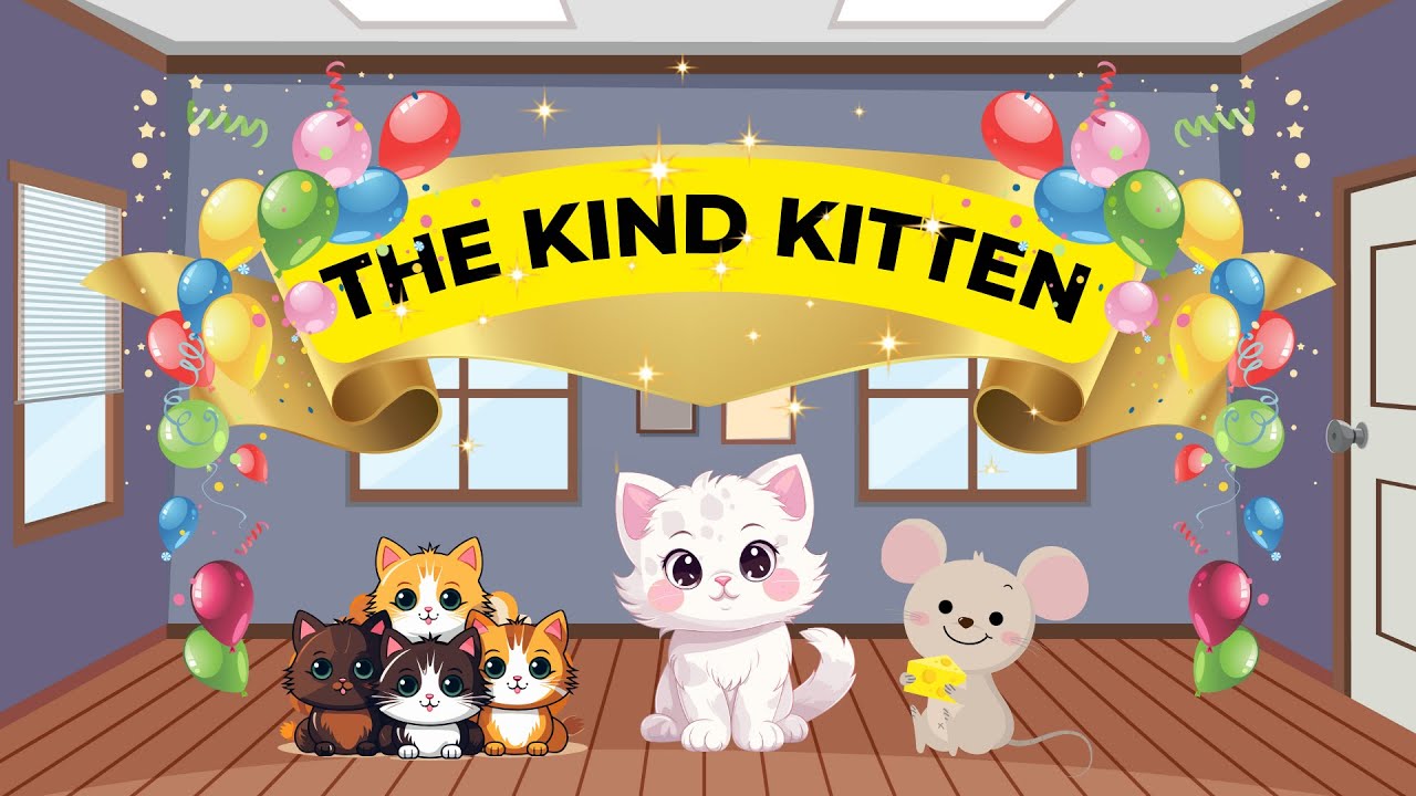 The Kind Kitten | Moral Story by Wisdom Kids | Educational videos - YouTube
