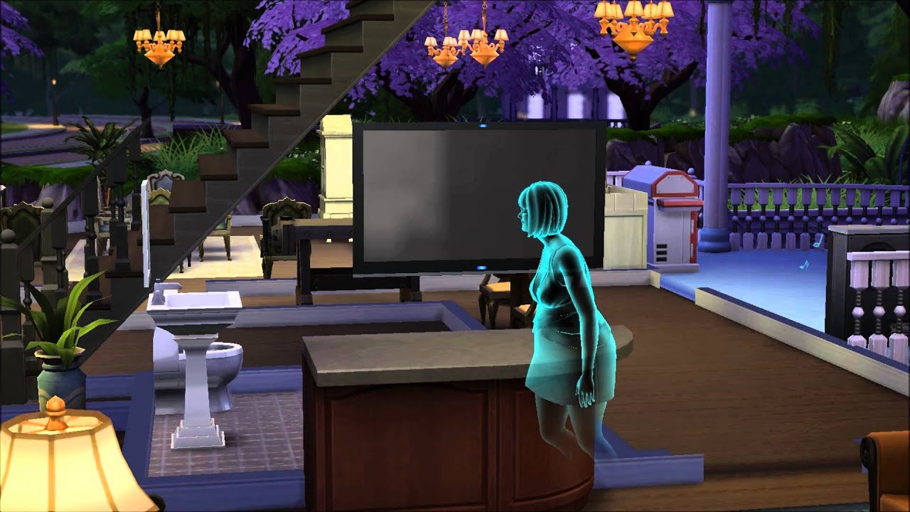 The Sims 4 Ghost Marriage And Ghost Fun - YouTube