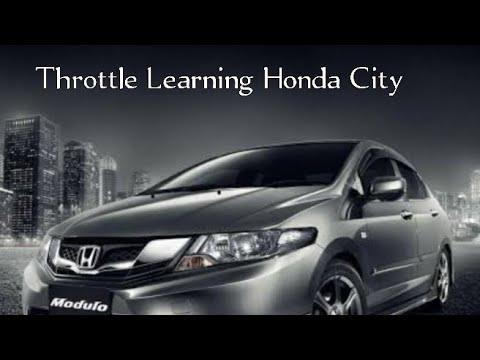 Throttle Learning Honda City #efi #hondacars - YouTube
