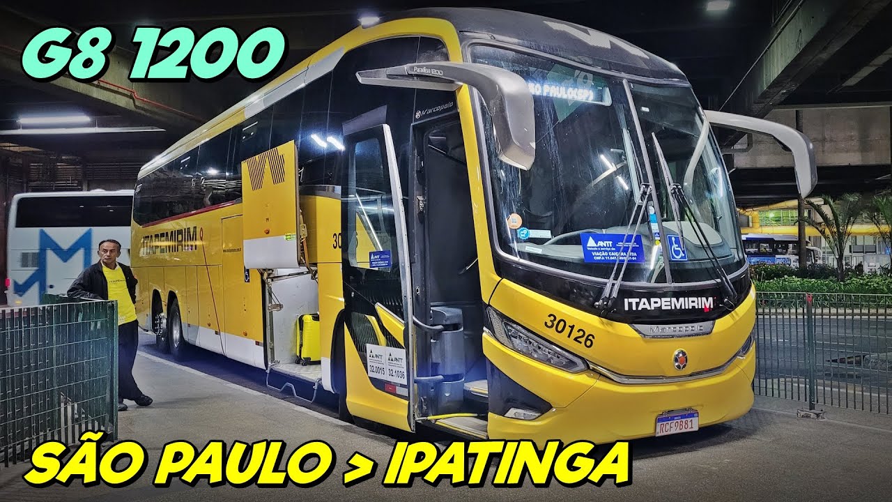 G8 1200 da NOVA ITAPEMIRIM na SÃO PAULO X IPATINGA - CONFERINDO O ...