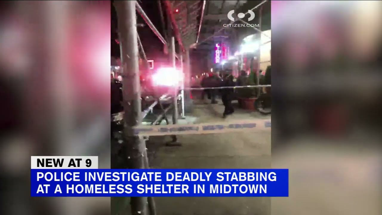 Man stabbed, killed inside hotel-turned shelter in NYC - YouTube