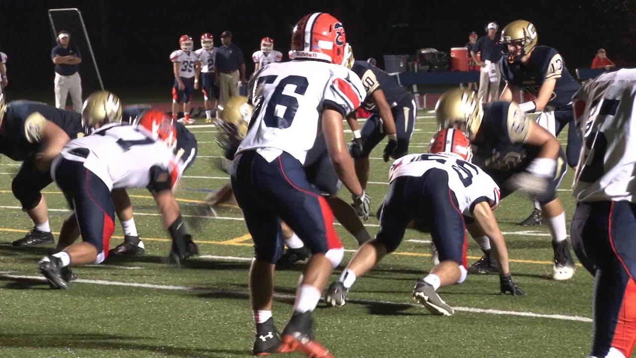 CCA Football Highlights 2014 Varsity vs Benjamin - YouTube