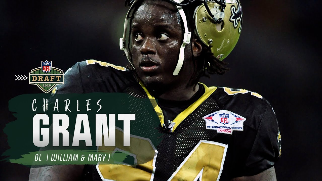 2025 NFL DRAFT HIGHLIGHTS: Charles Grant | OL | William & Mary - YouTube