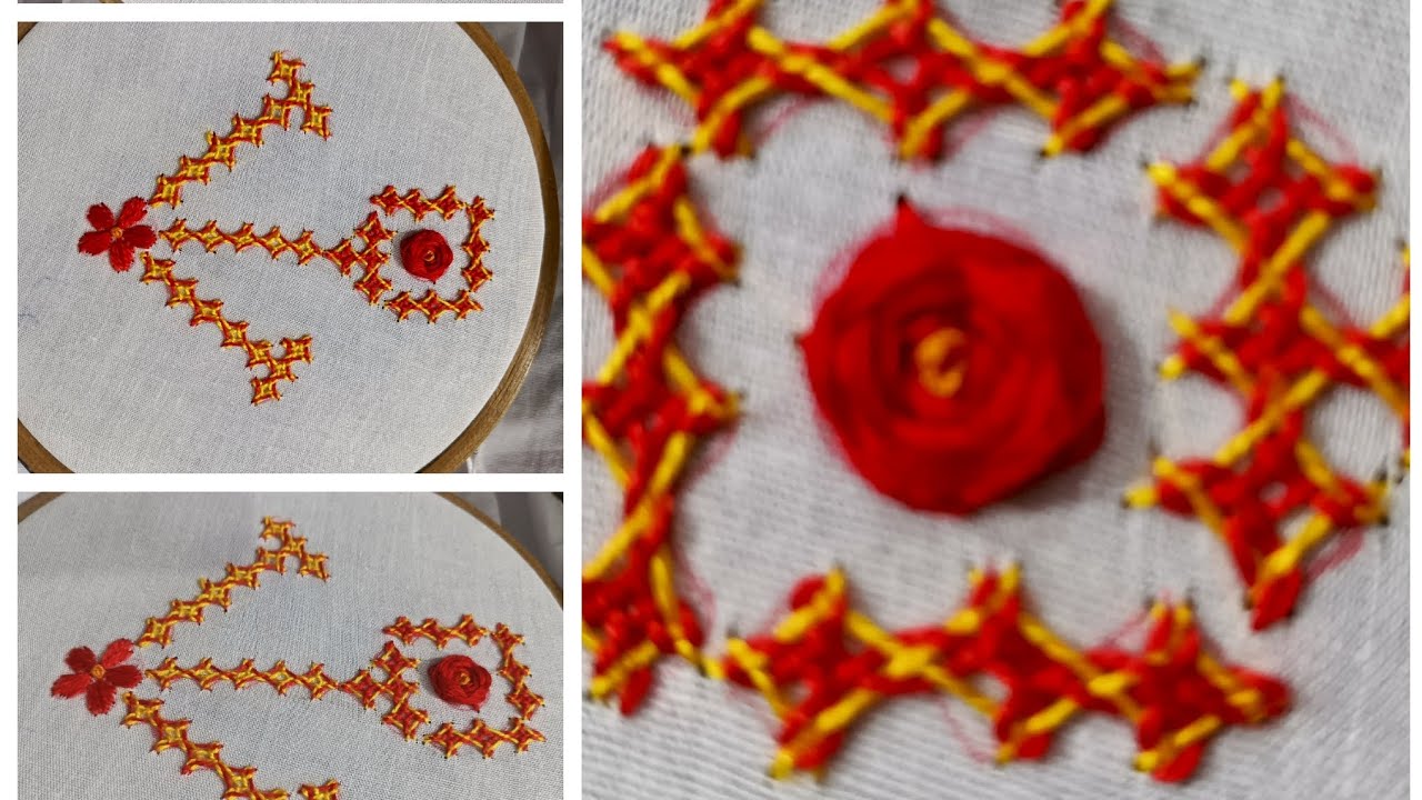Gujarati Silai/Stitch/Sindhi Taka/Kutch Embroidery stitch tutorial/Hand ...