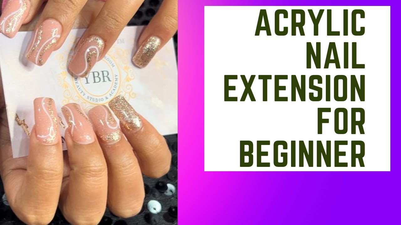 Acrylic Nails for Beginners| Step by Step Tutorial in हिन्दी - YouTube