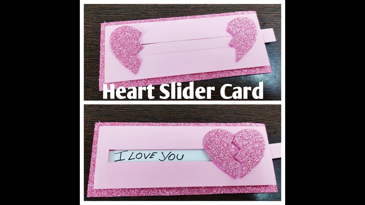 Heart Slider Card | Valentine Day Card | Valentine Special Card | I ...