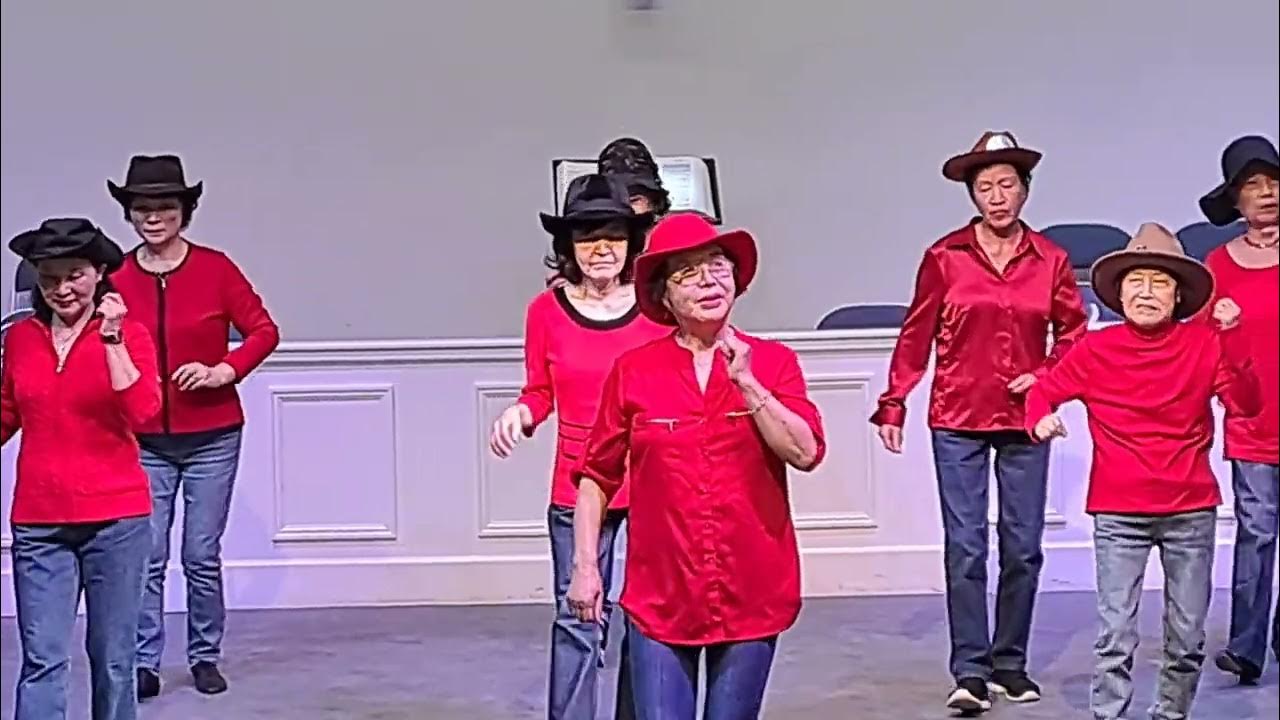 Let me be there line dance - YouTube