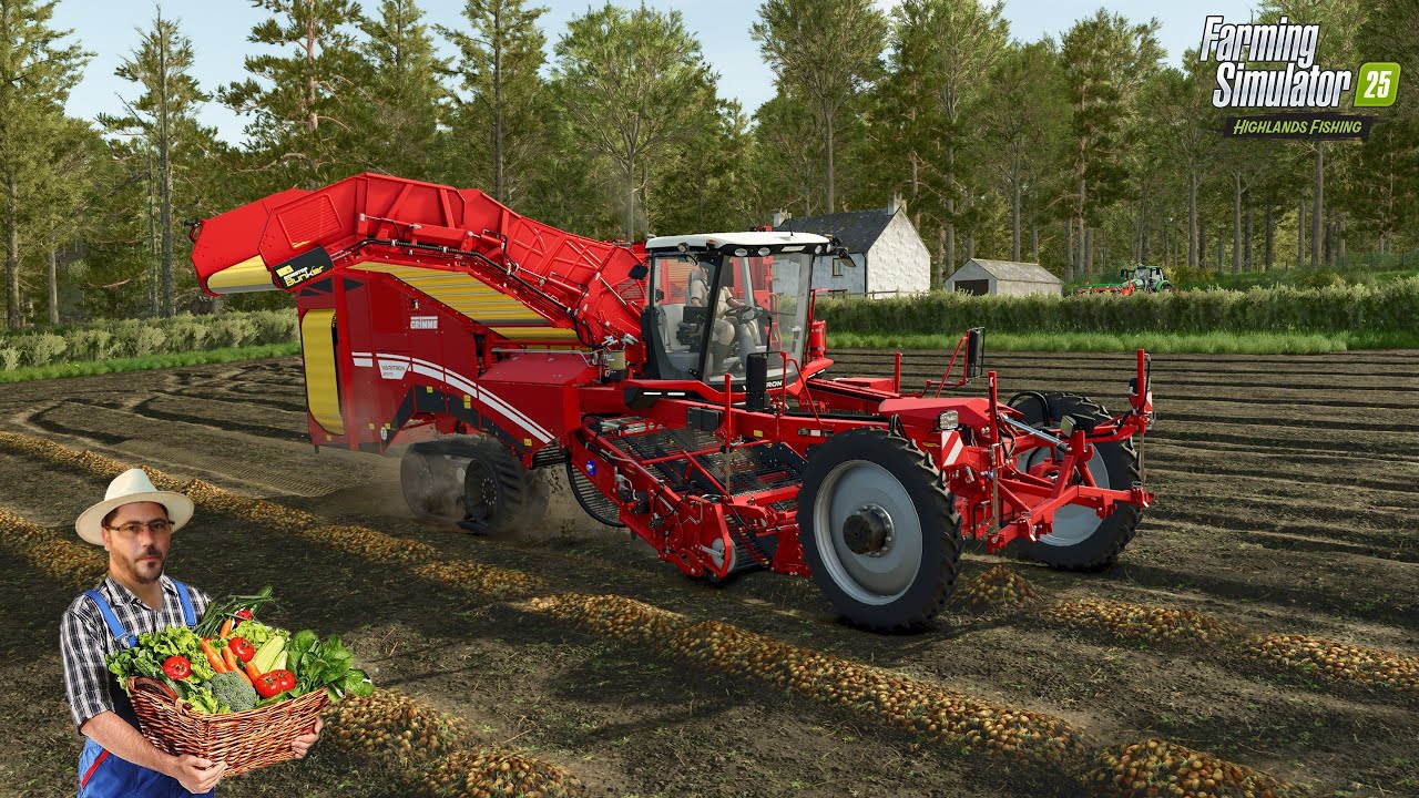 🔴𝐋𝐈𝐕𝐄 -Farming Simulator 25 🧑‍🌾 Map. Michigan🌽 Recoltarea mecanizată a ...