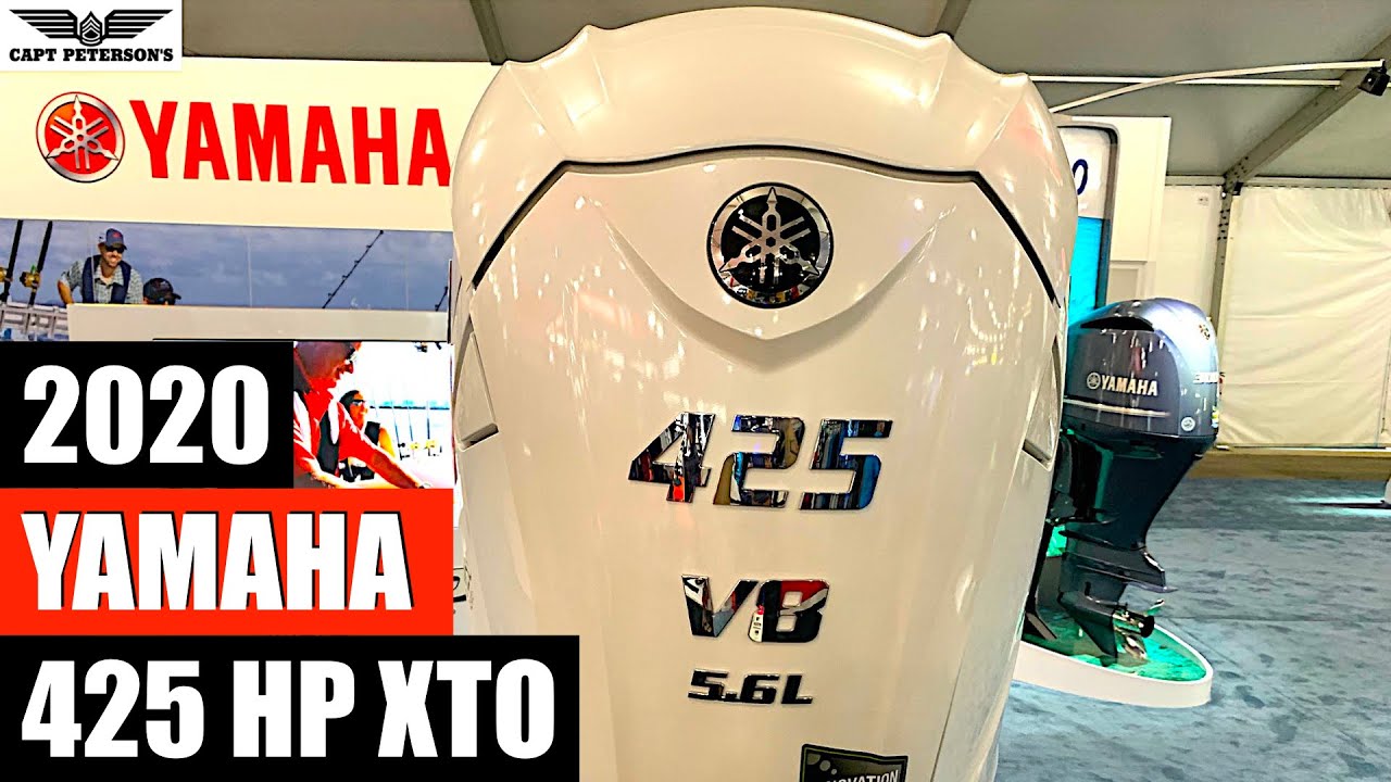 2020 Miami Boat Show - Yamaha 425 XTO Offshore Walk Through. - YouTube