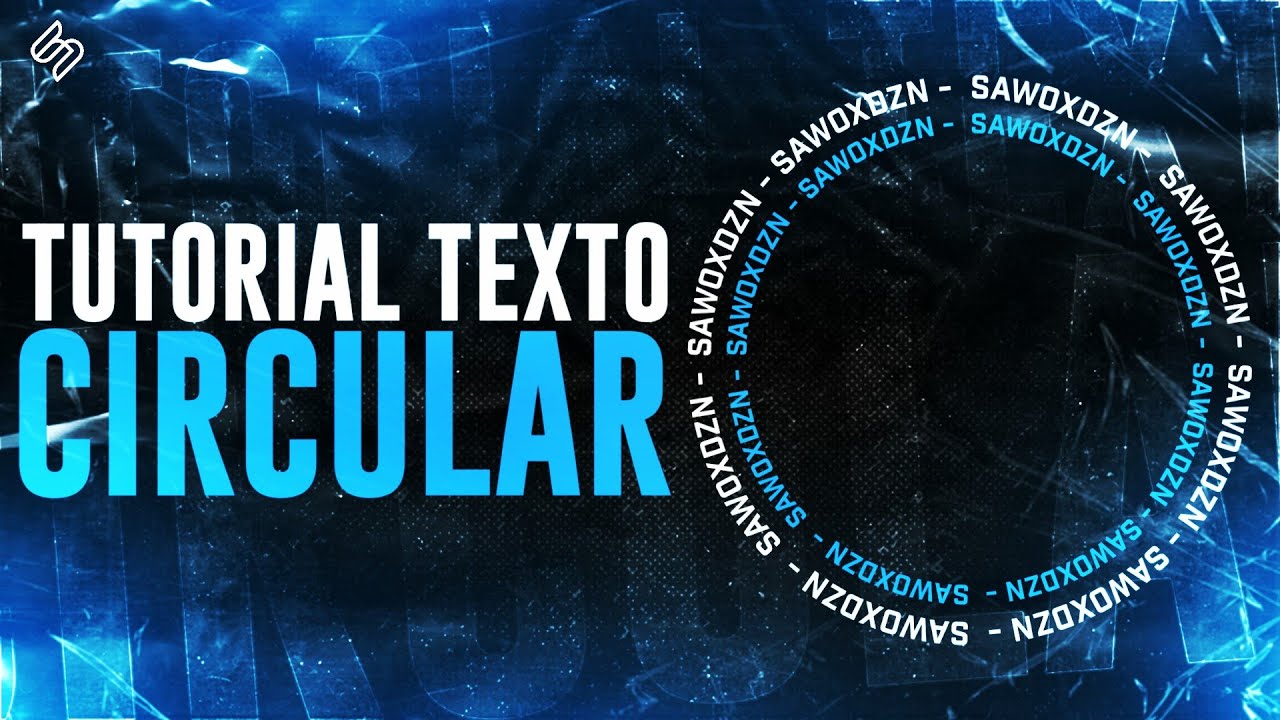 COMO HACER UN TEXTO CIRCULAR SENCILLO Y RÁPIDO EN ANDROID || @SawoxDzn ...