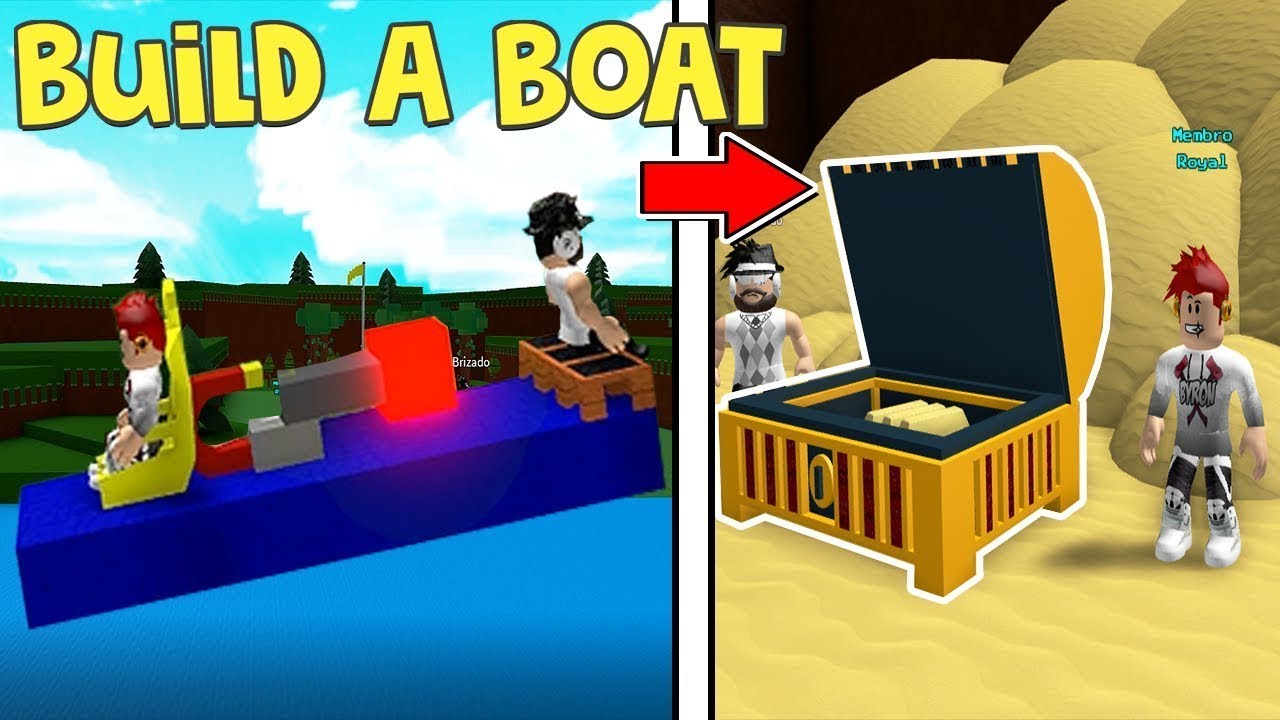 BUILD A BOAT - MELHORES BARCOS PARA FARM !! - YouTube