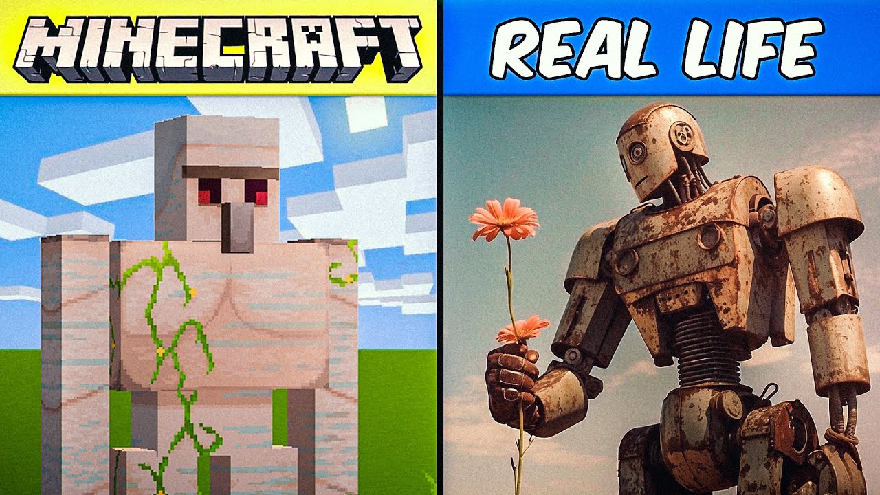 Real Life Minecraft Creatures | 100% HD and Realistic (No Clickbait) # ...