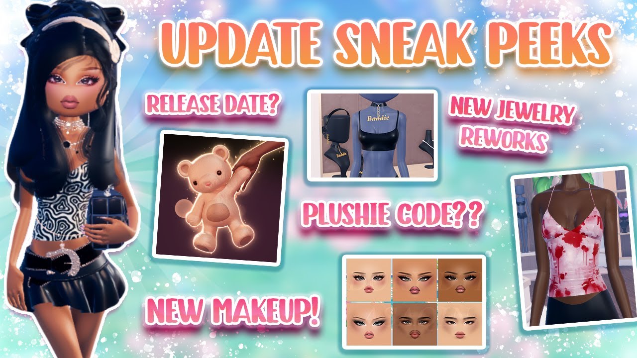 DRESS TO IMPRESS UPDATE LEAKS AND NEWS! PLUSHIE CODE? MAP CHANGES & MORE | roblox ♡ - YouTube