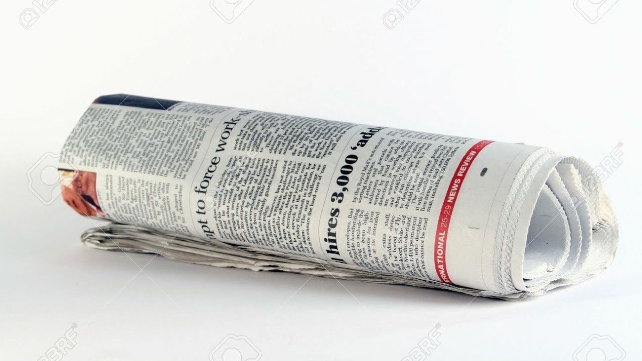 2 DIY NEWSPAPER CRAFT/ BEST OUT OF WASTE CRAFT IDEAS - YouTube