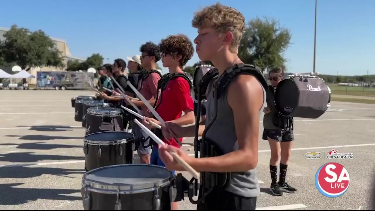 KSAT Pigskin Classic Preview: O'Connor High School Marching Band - YouTube