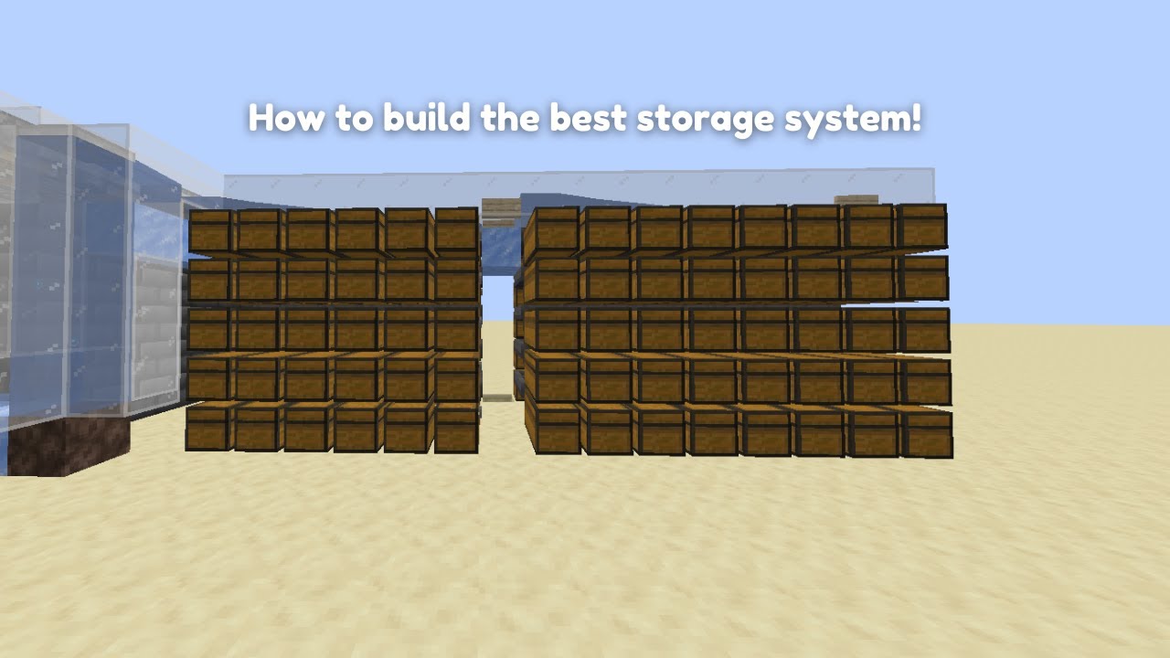 BEST Storage System for the DONUTSMP - YouTube