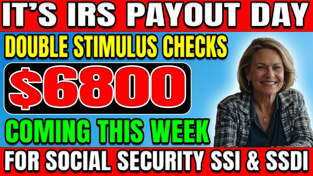 $6800 Double Stimulus Checks for Seniors — IRS Confirms Social Security ...