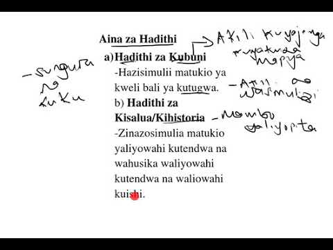 Aina za hadithi - YouTube