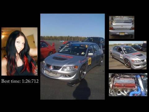 Turbo Chick Evo @ Redline Time Attack 2010 driver: Jaime Elliott - YouTube