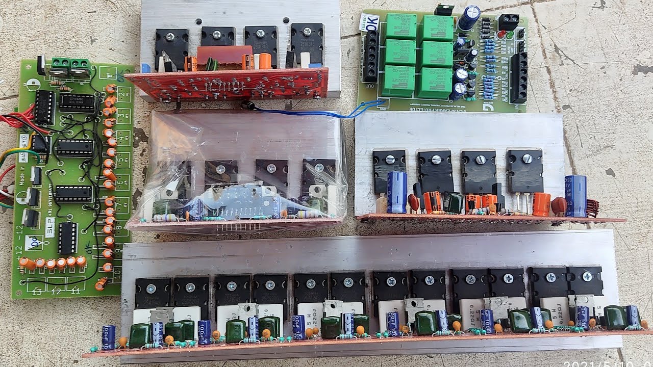 New Amp Boards Ultra digital 5.1 Amp board ,Gemtech speaker protection board.slp 5.1 switching ...