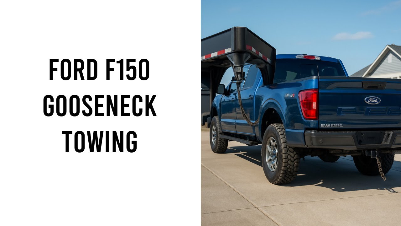 Ford F 150 Gooseneck Towing - YouTube