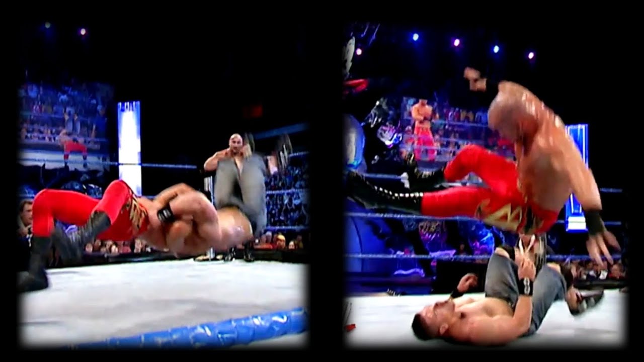 The Basham Brothers Vs. John Cena 5/19/05 (Handicap Match) (2/2) - YouTube