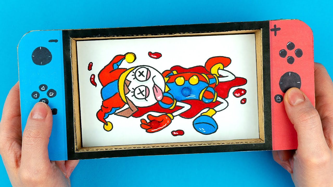 DIY POMNI Paper Craft Game | THE AMAZING DIGITAL CIRCUS - YouTube