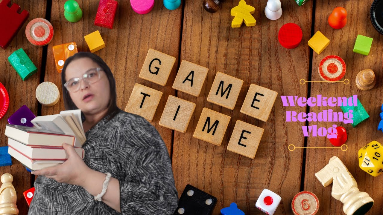Weekend Reading Vlog: Spend the weekend playing my TBR game - YouTube
