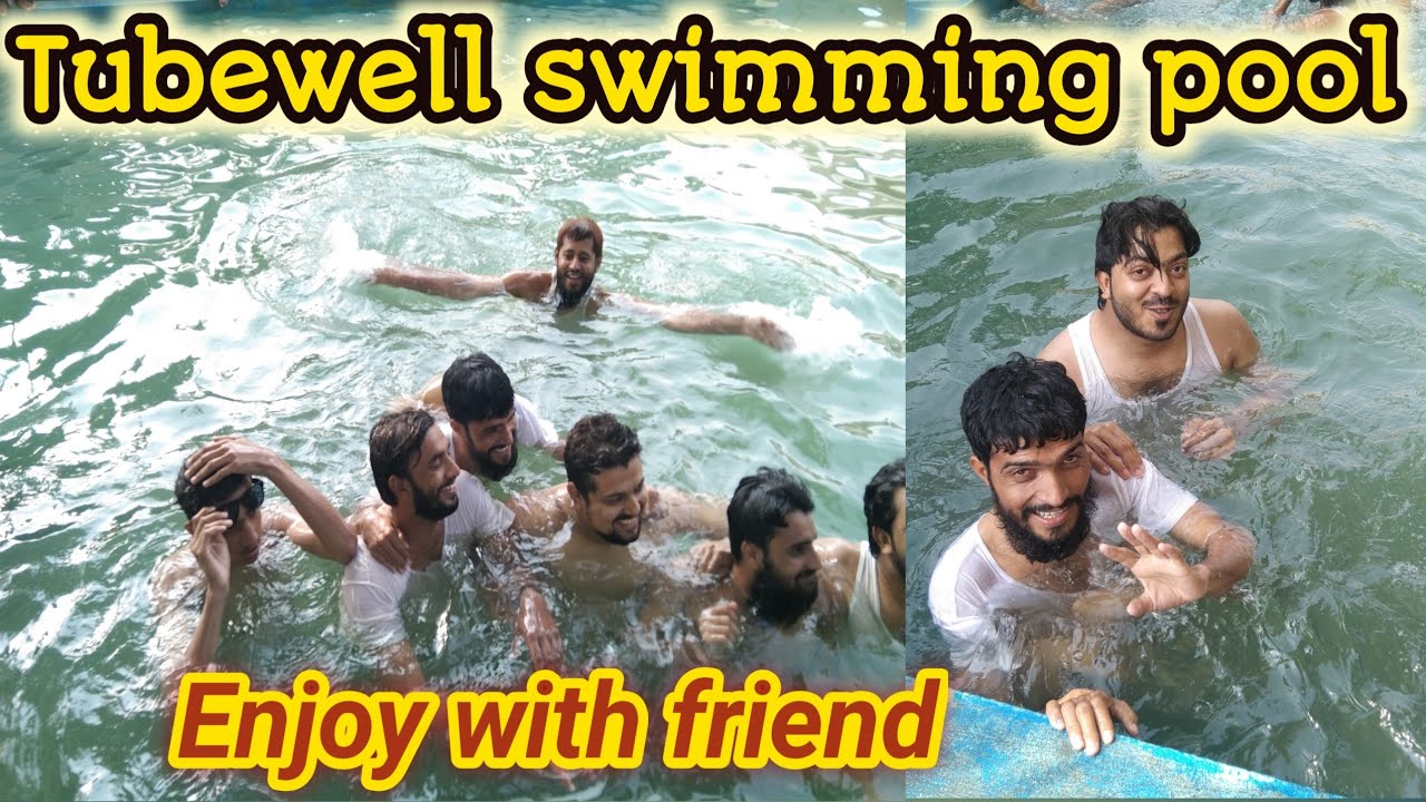 Tubewell swimming pool |Enjoy with friend |Tubewell swimming in ...