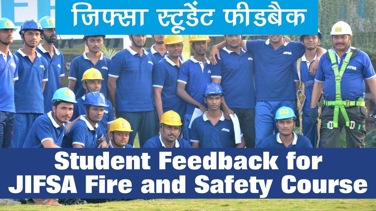 Student Feedback for JIFSA Fire and Safety Course - YouTube
