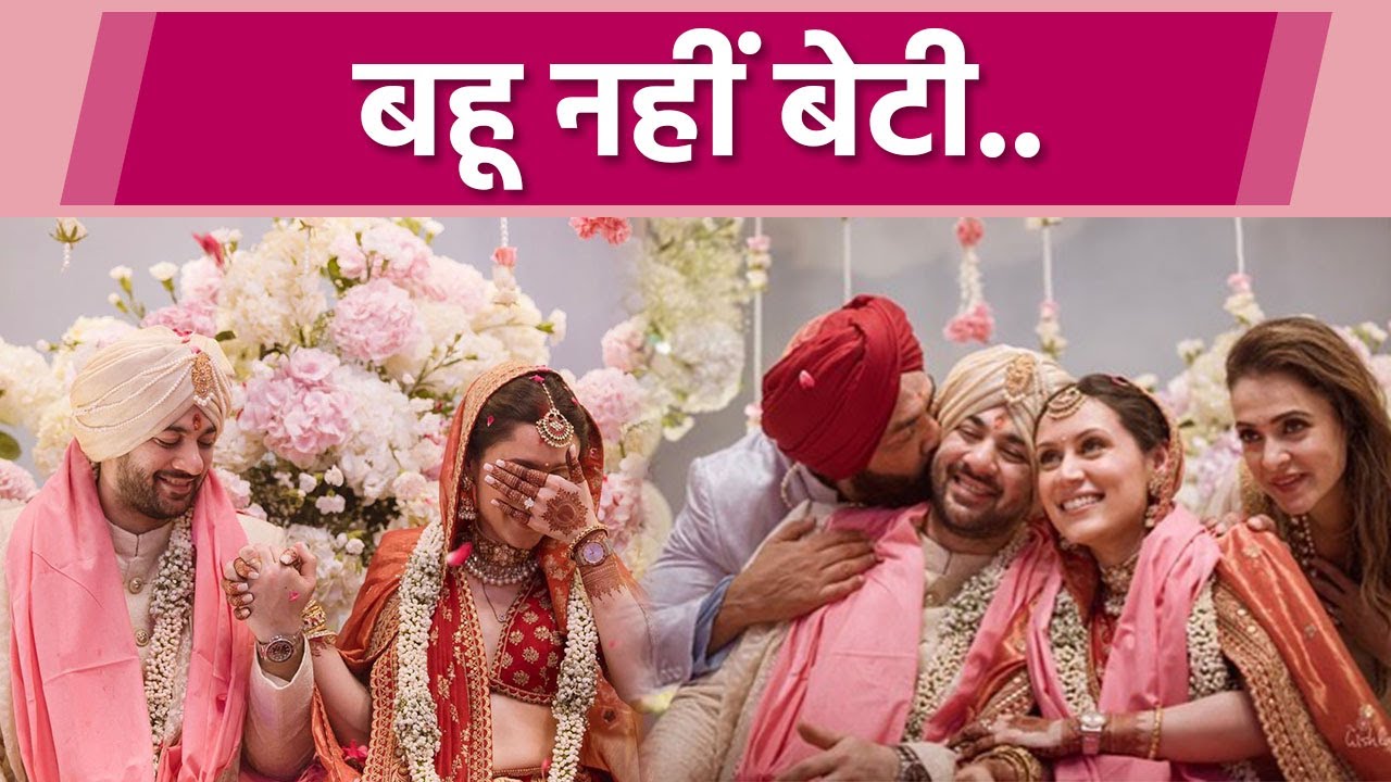 Sunny Deol Bobby Deol का Daughter In Law Drisha Acharya के Welcome पर ...