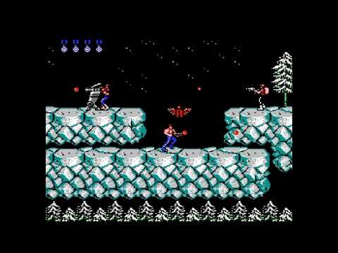 Contra 50 lives White Rifle and Machine Gun - YouTube