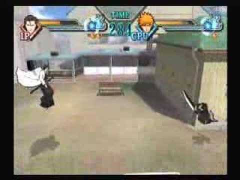 Bleach Blade Battlers Aizen VS Ichigo - YouTube