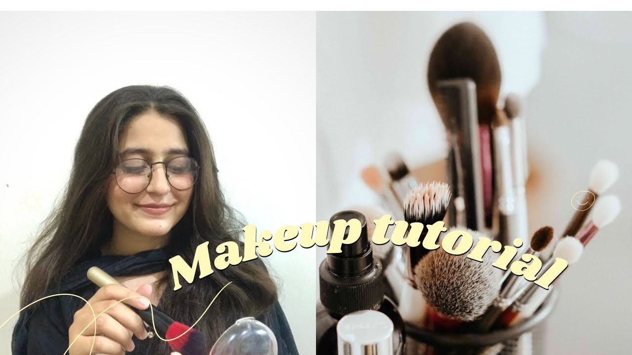 My First Makeup Tutorial Video | Simple makeup | #makeup #pakistan #tutorial #chashmish - YouTube