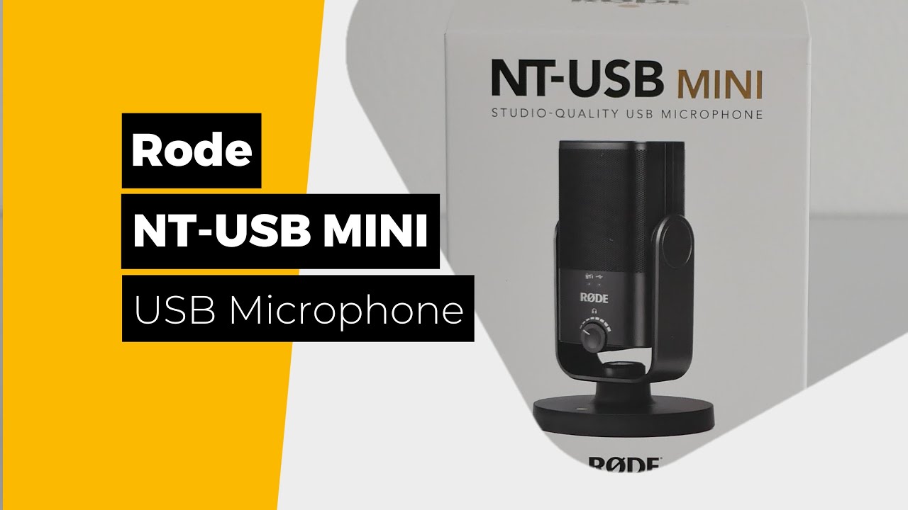 Rode NT-USB MINI - A USB microphone with a headphones output and pop ...