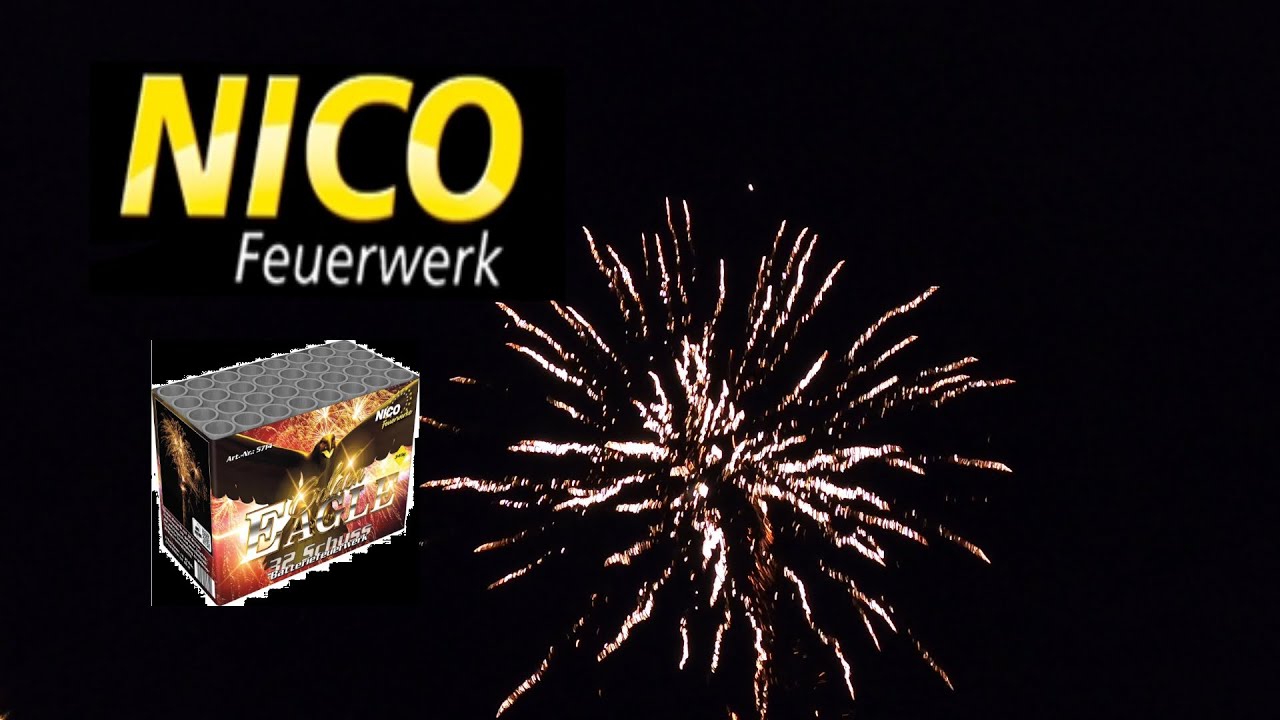 nico feuerwerk gold eagle - YouTube
