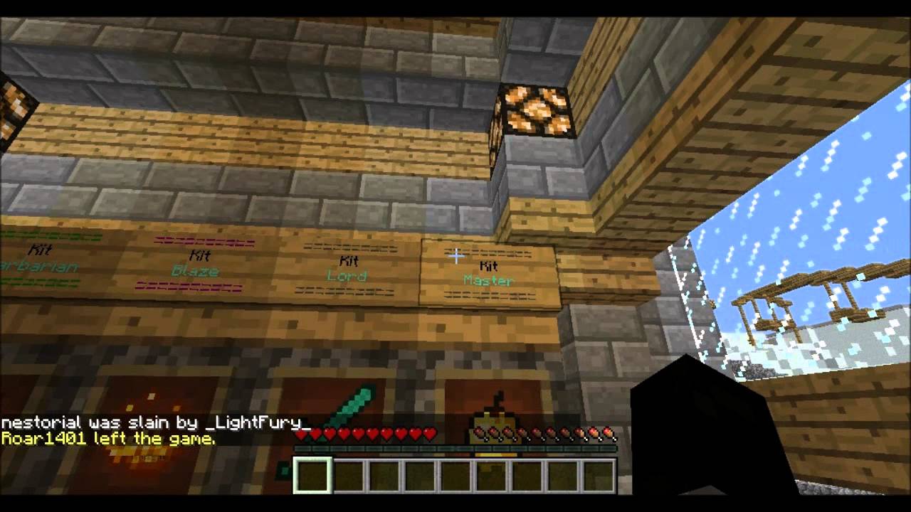 Minecraft server- Kit PVP - YouTube