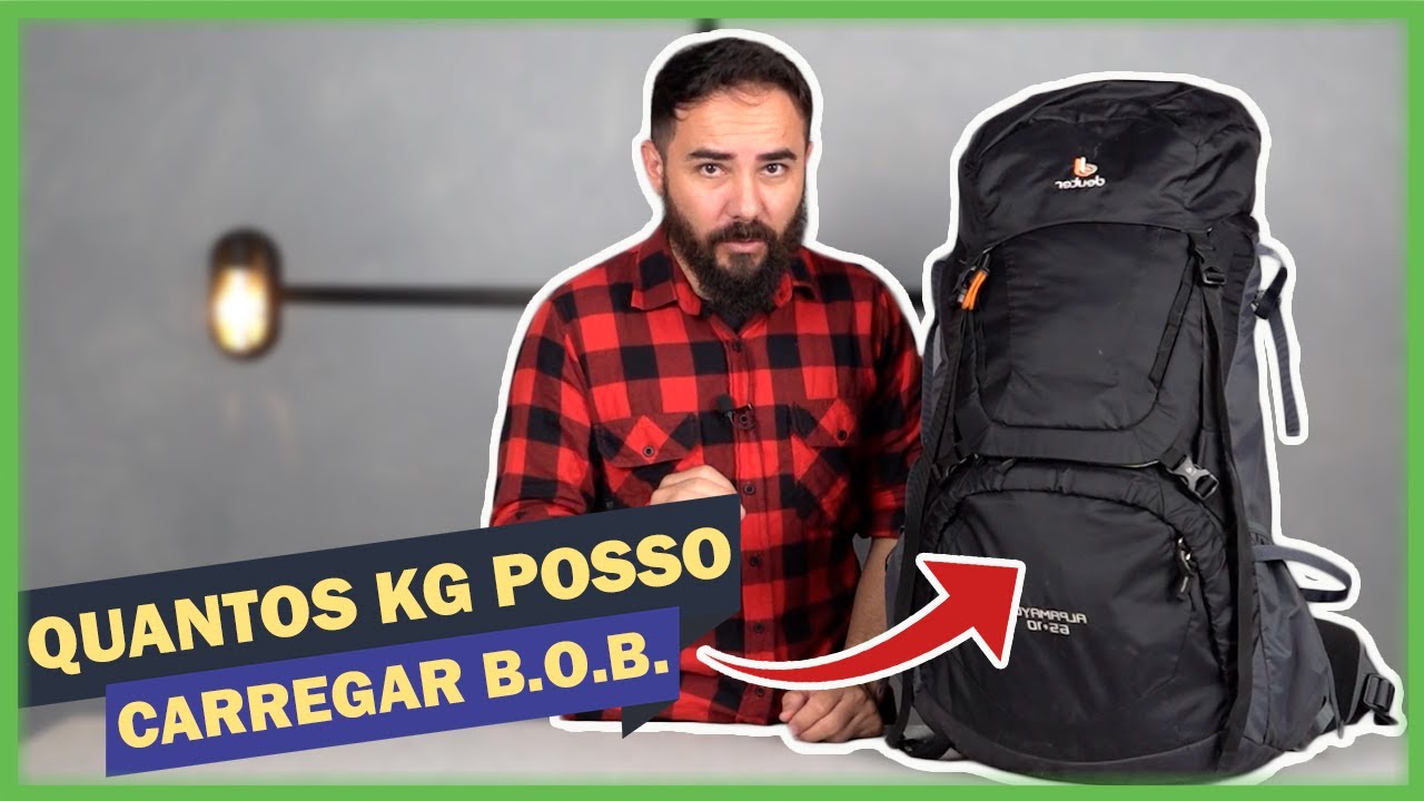 Como regular a mochila e quantos quilos posso carregar na BOB? Na ...