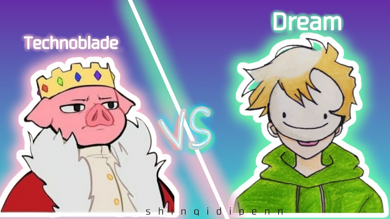 Dream VS technoblade - YouTube