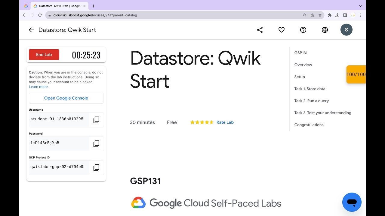 Datastore Qwik Start Qwiklabs Gsp131 With Explanation🗣️ Youtube