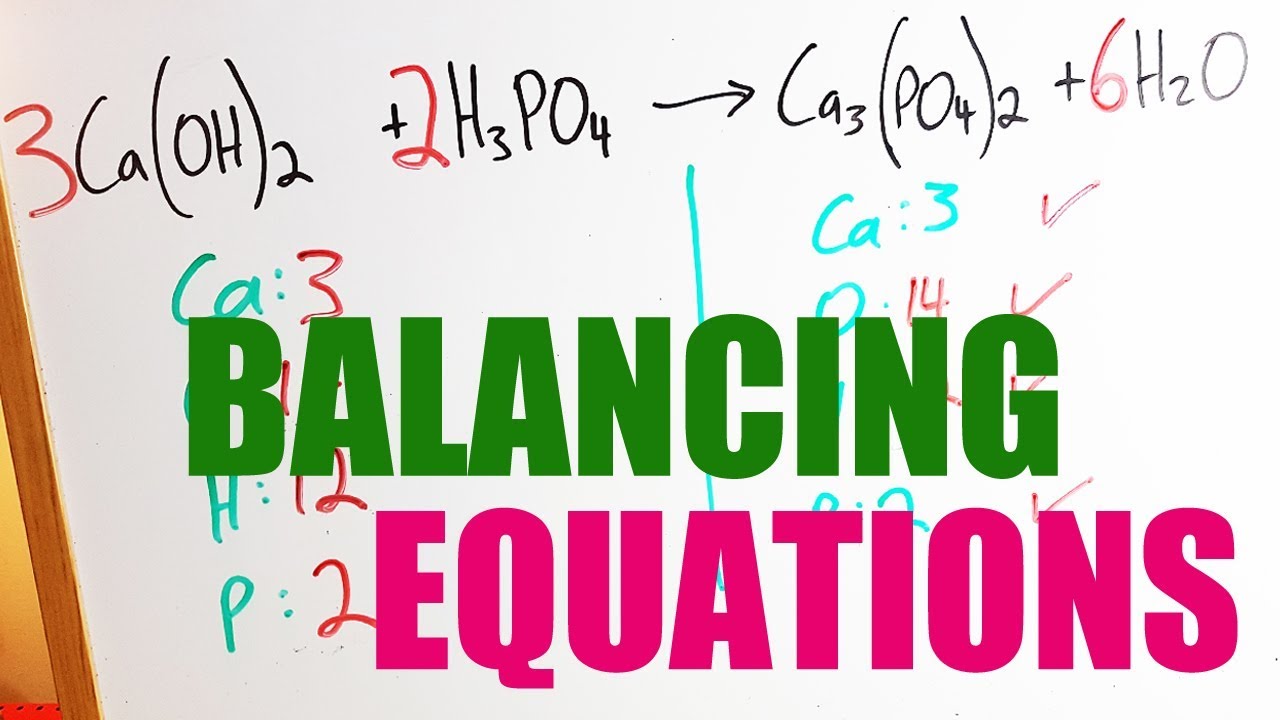 How To Balance Chemical Equations - YouTube