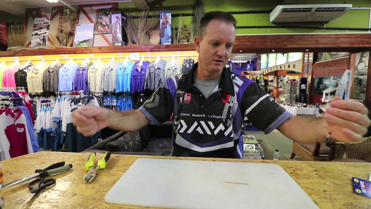 ASFN 2018 TRACES - Making a live Mackerel Trace for Garrick - YouTube